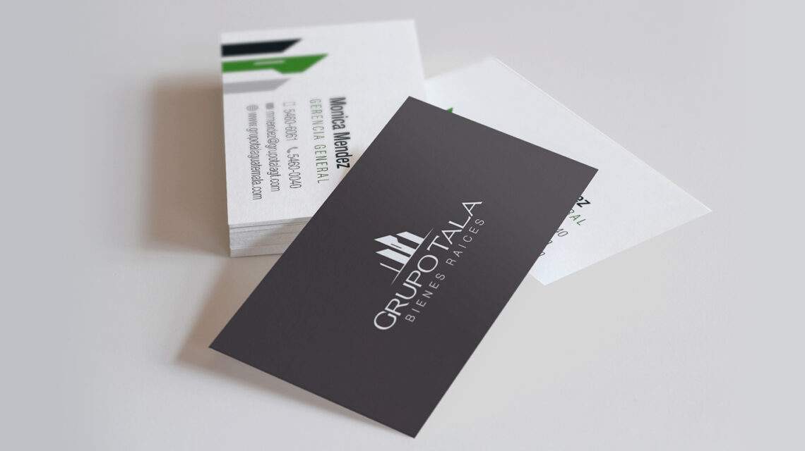 Diseño de marca y logotipo, Grupo Tala Bienes Raíces - Guatemala Marketing